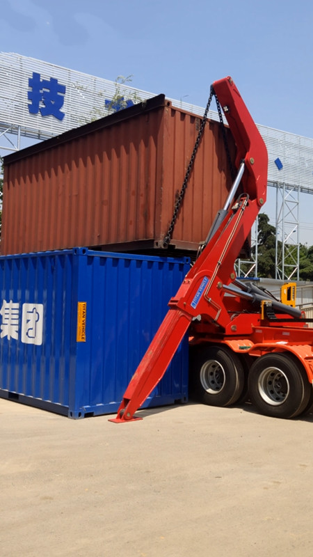 Side Loader Price | 40FT Container Side Loader Trailer with Crane for ...